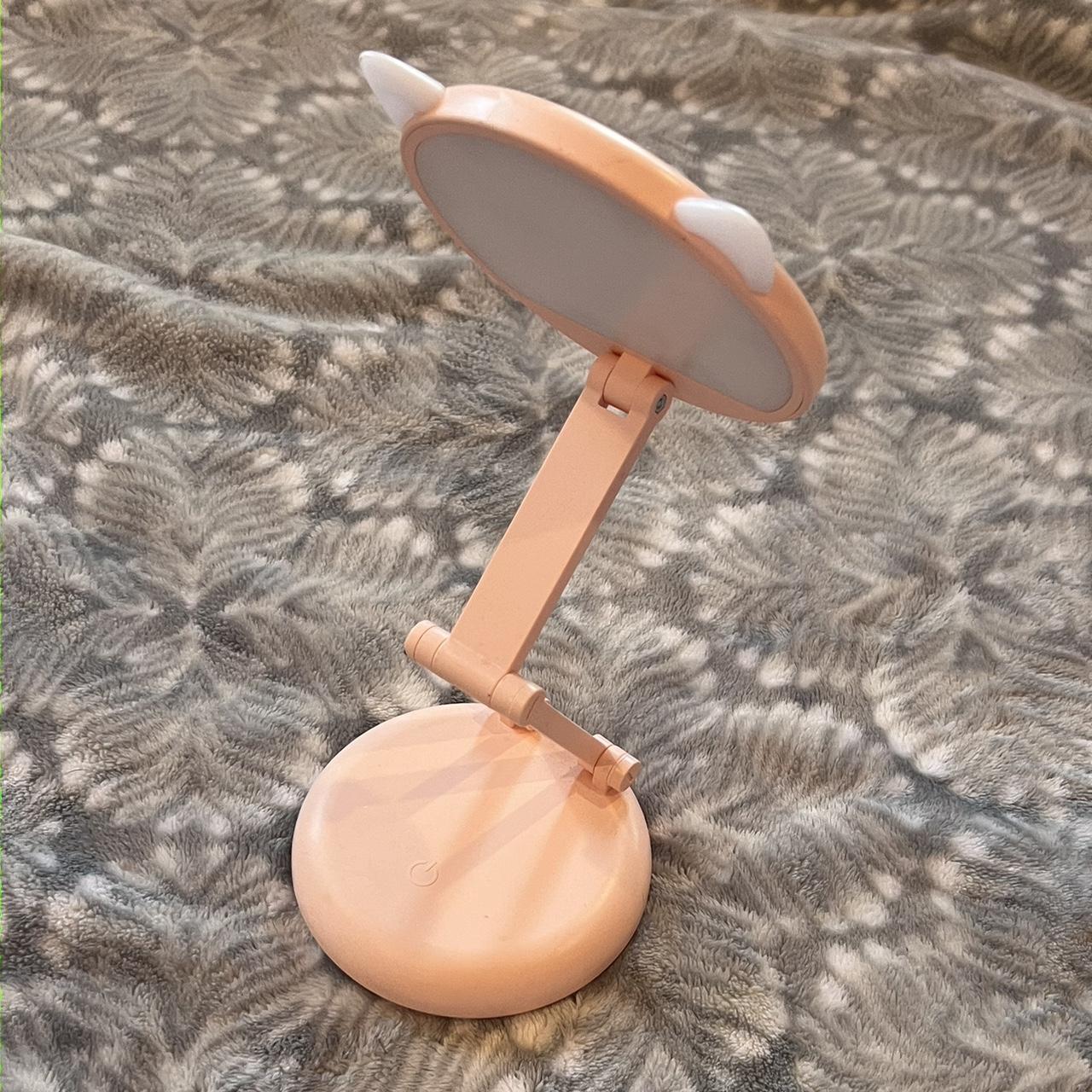 Pink Cat lamp chargeable - Depop