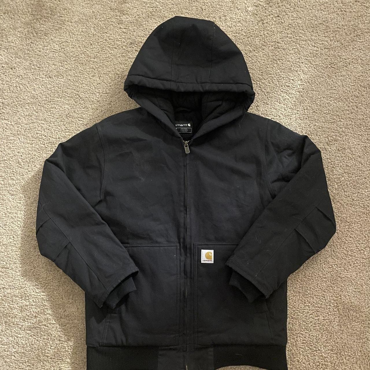 Black Carhartt jacket Used but in great condition... | Depop