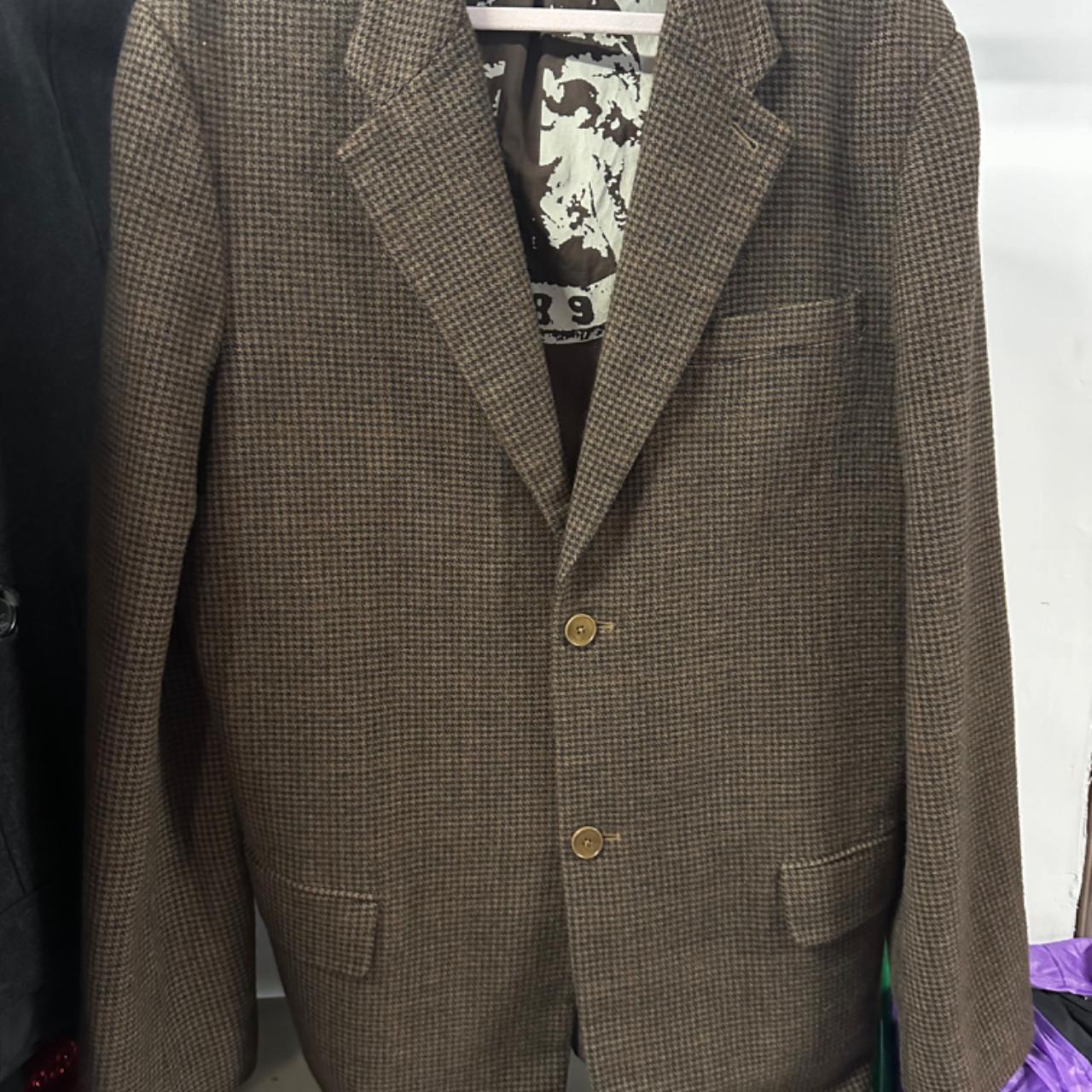 DKNY Men's sport coat. Tread, XL. Arms fit long.... - Depop