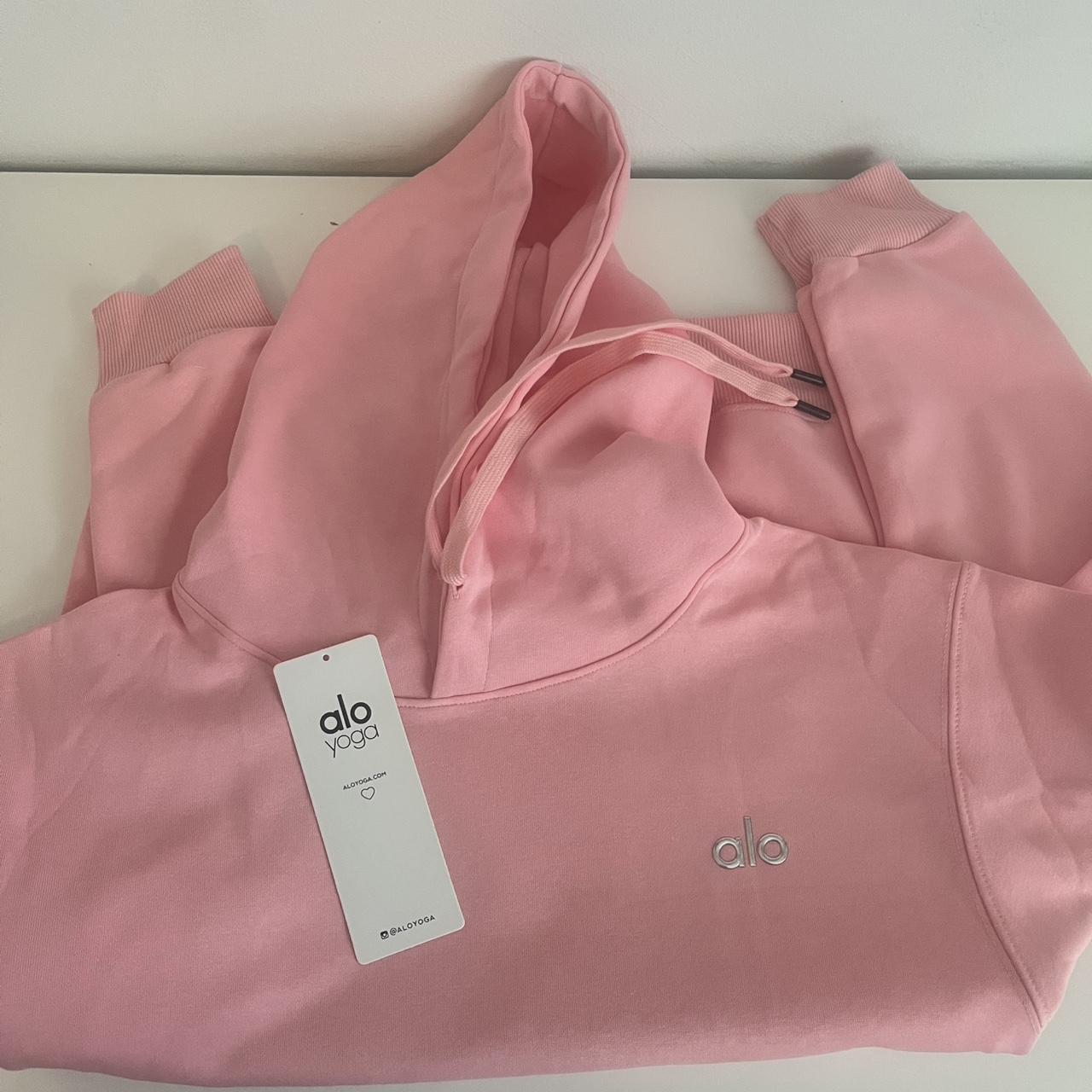 Alo Ballet Pink Hoodie -bought for $120 but to... - Depop