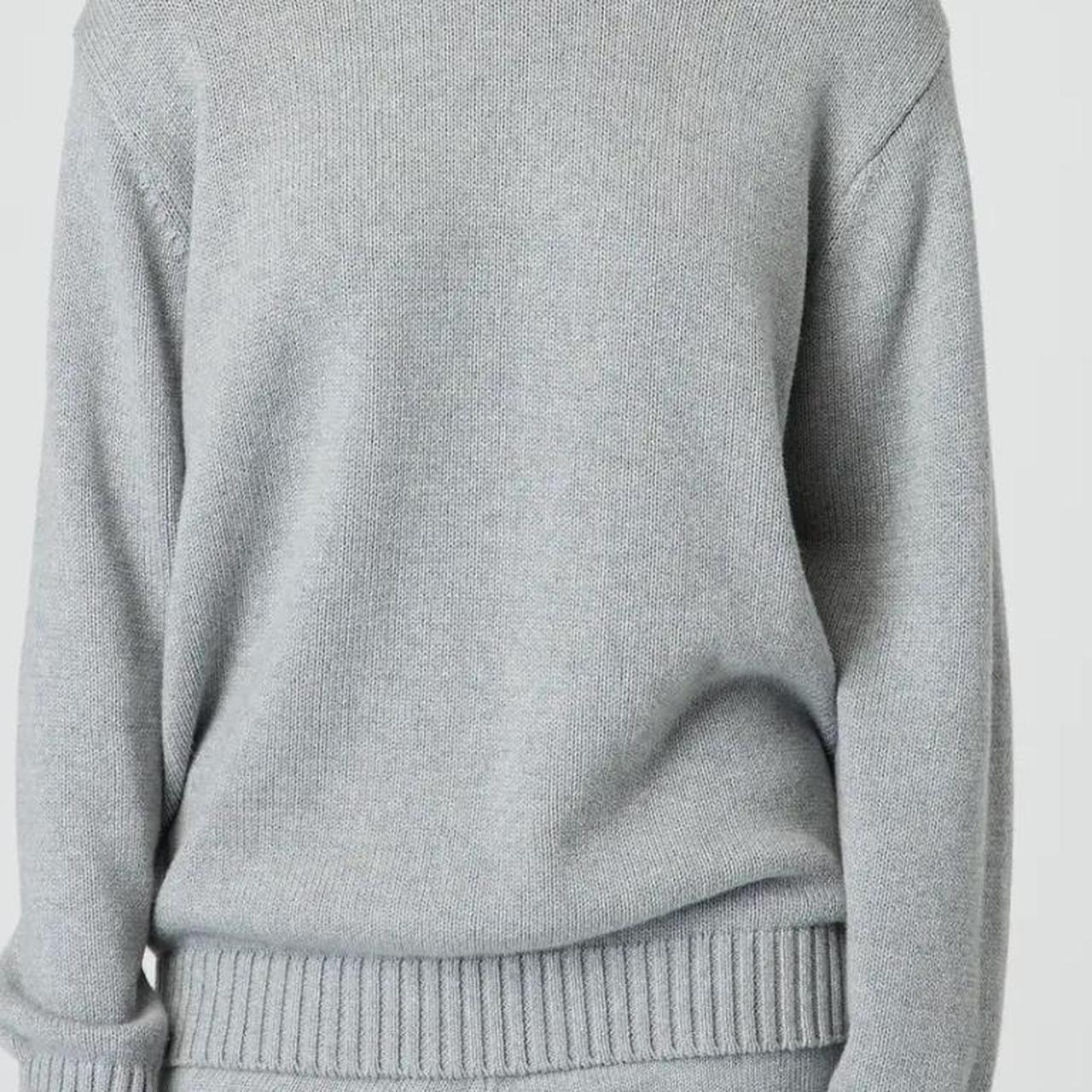 Glassons Longline crew knit jumper • Grey size S •... - Depop