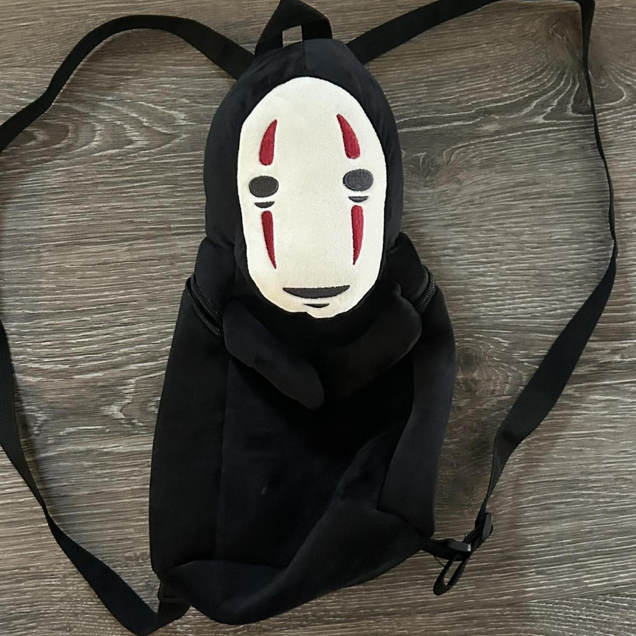 Spirited Away No Face backpack - black and white... - Depop
