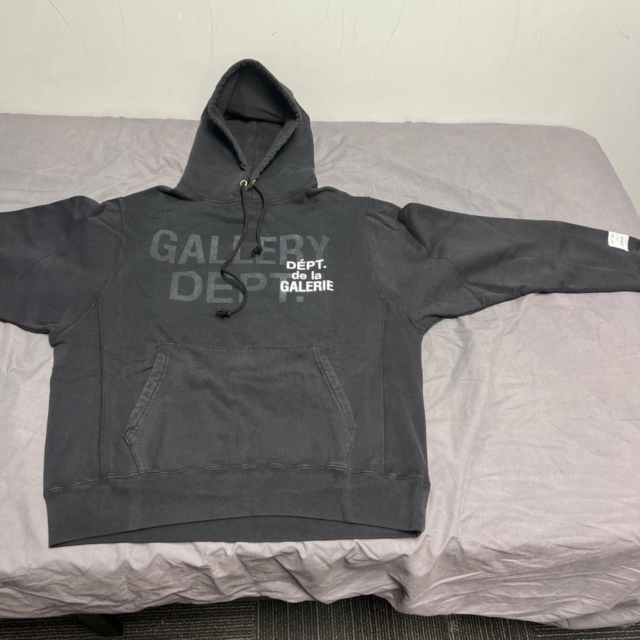 GD GALLERY DEPT VINTAGE/ SUN FADED LOGO HOODIE | Depop GD GALLERY DEPT VINTAGE/ SUN FADED LOGO HOODIE | Depop