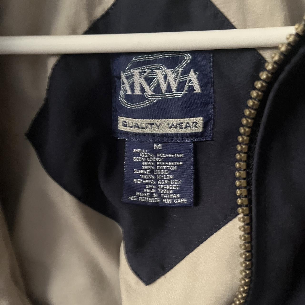 Akwa sorta work wear jacket with sick Native... - Depop