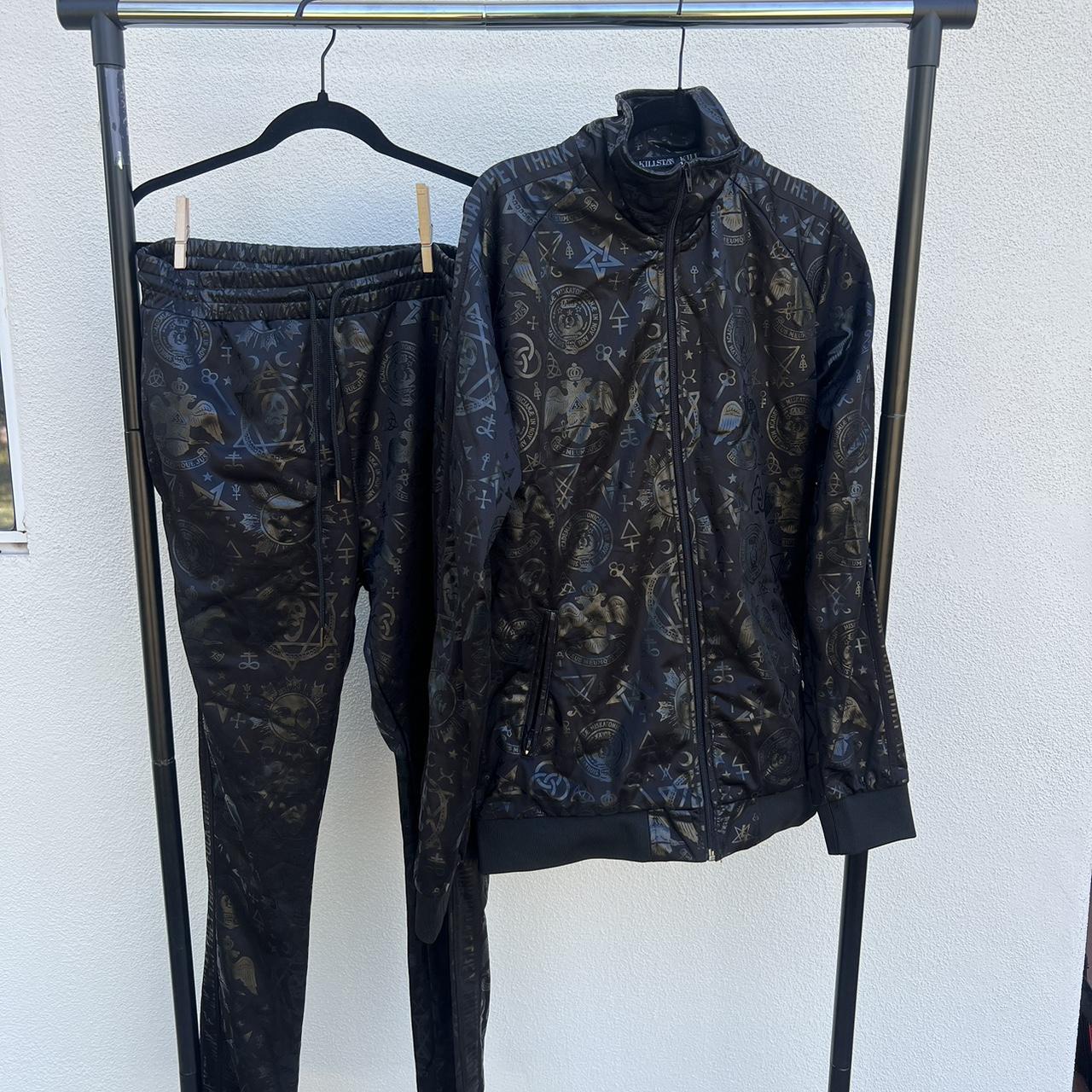 Killstar Track suit set Jacket Size: L Bottoms Size:... - Depop