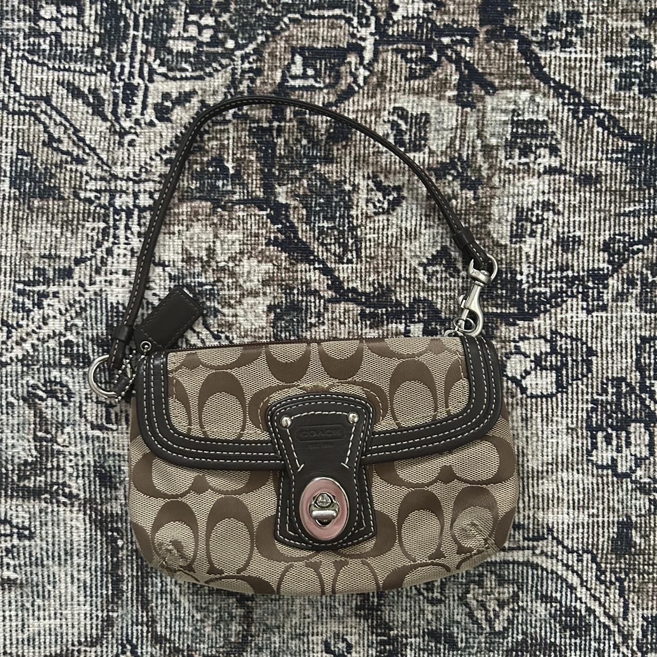 Coach bag Vintage signature coach mini bag The... - Depop