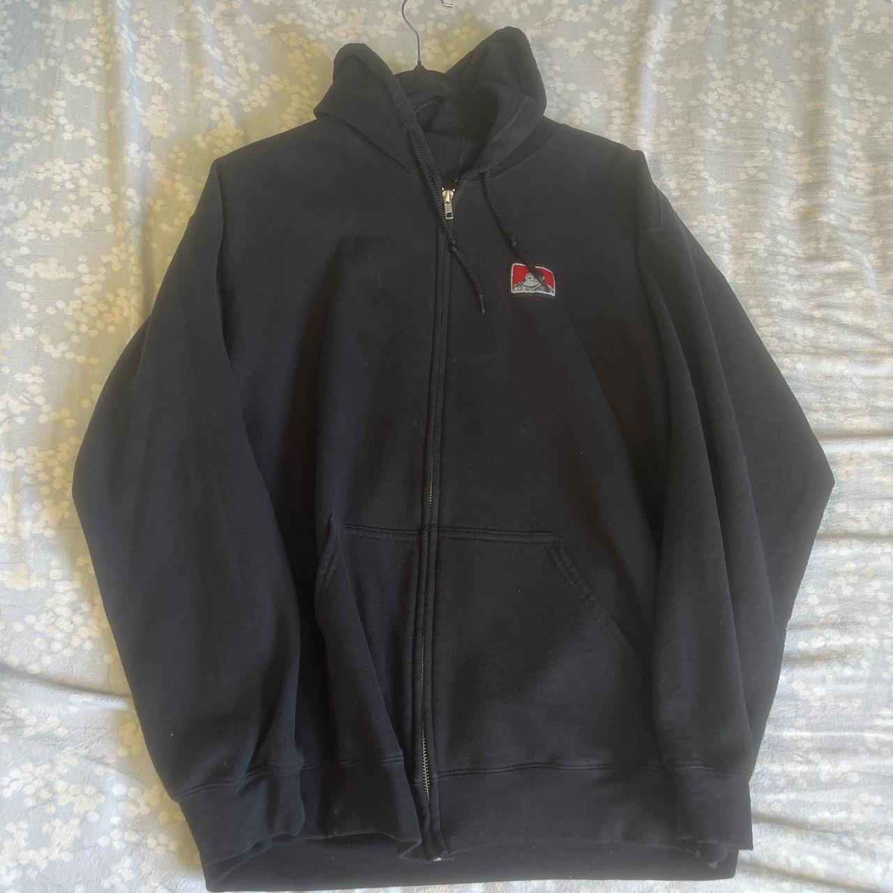Black Ben Davis Zip Up -size large -worn twice | Depop