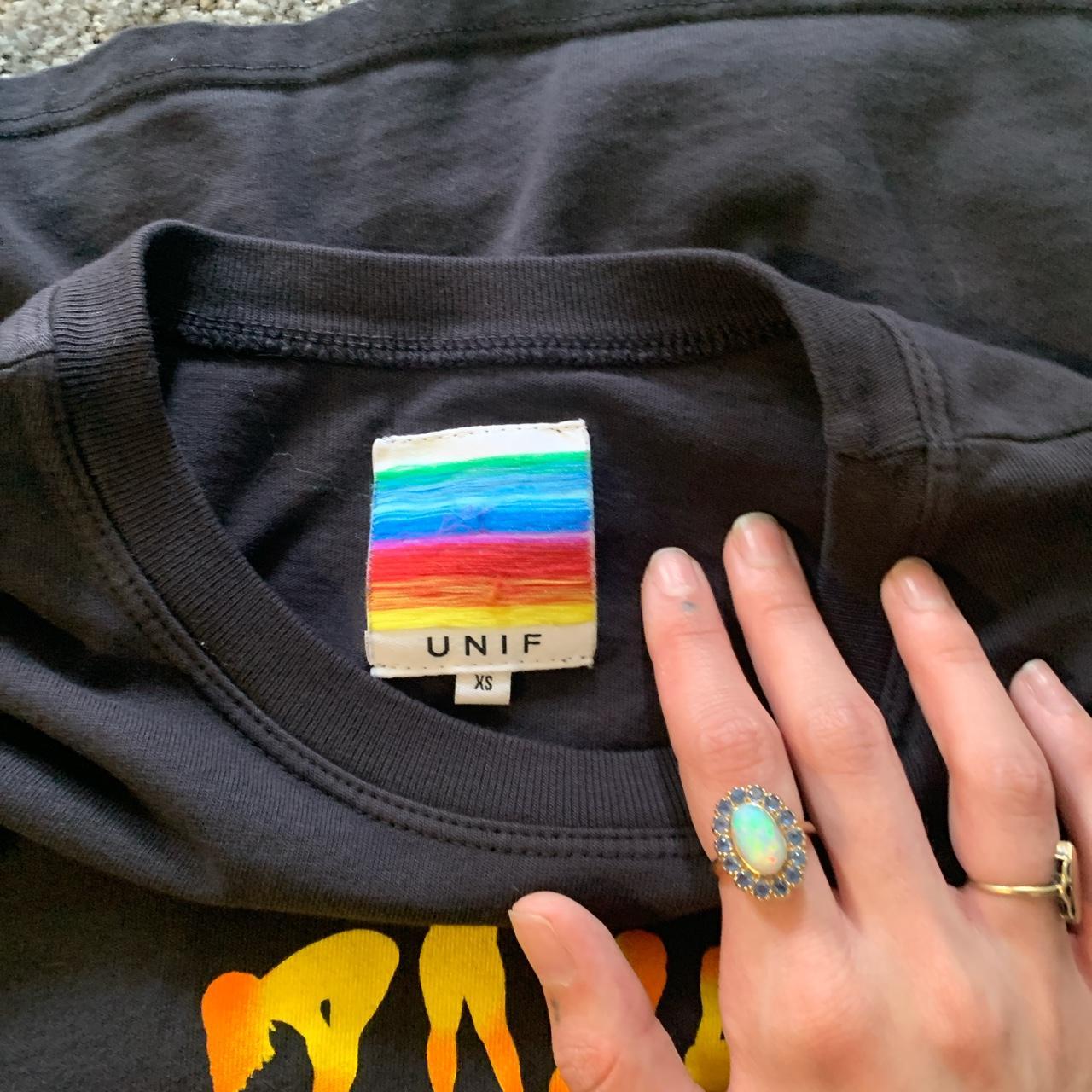 unif dancer baby tee no longer made size xs... - Depop