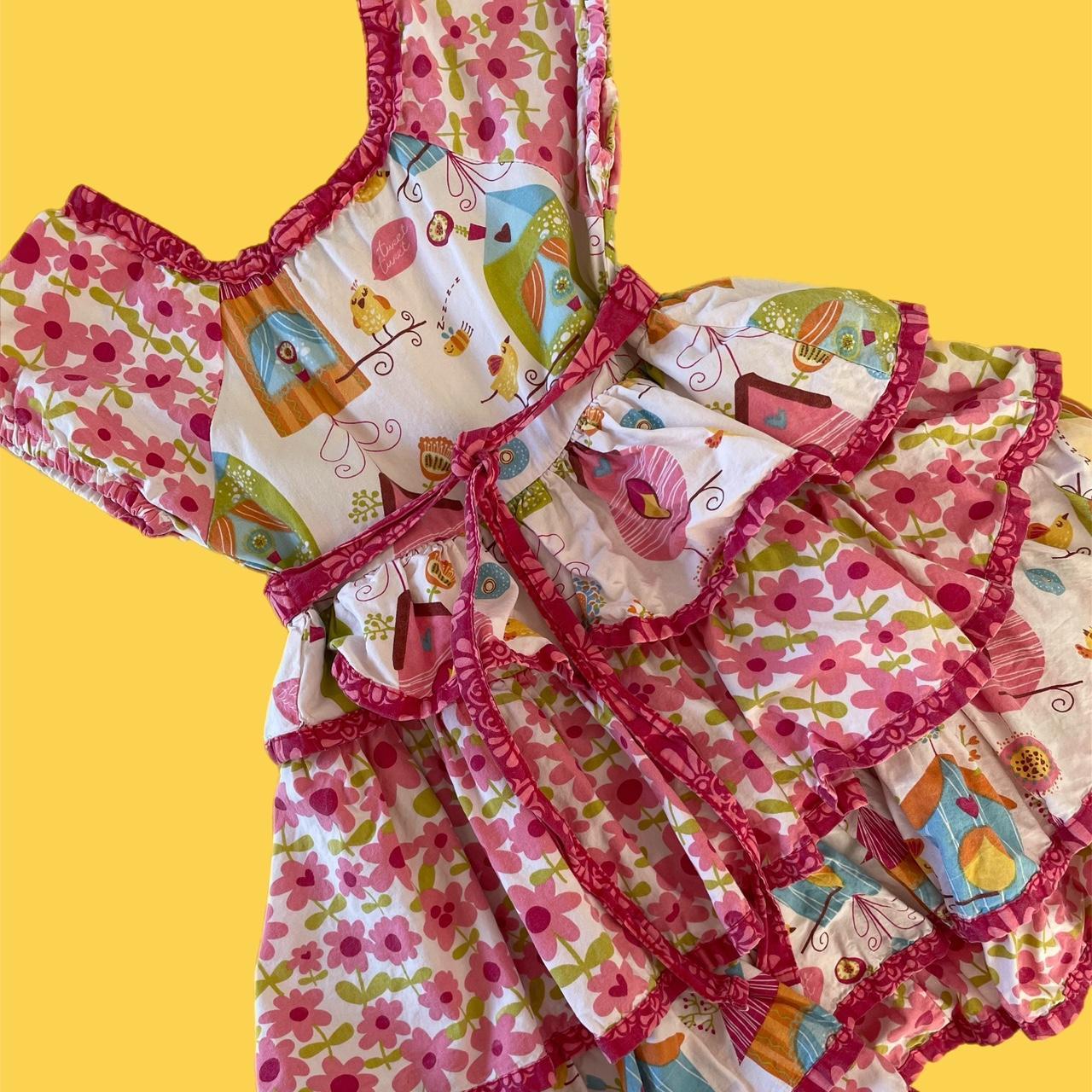 Jelly the Pug girls cotton dress. Size 5 with a... - Depop