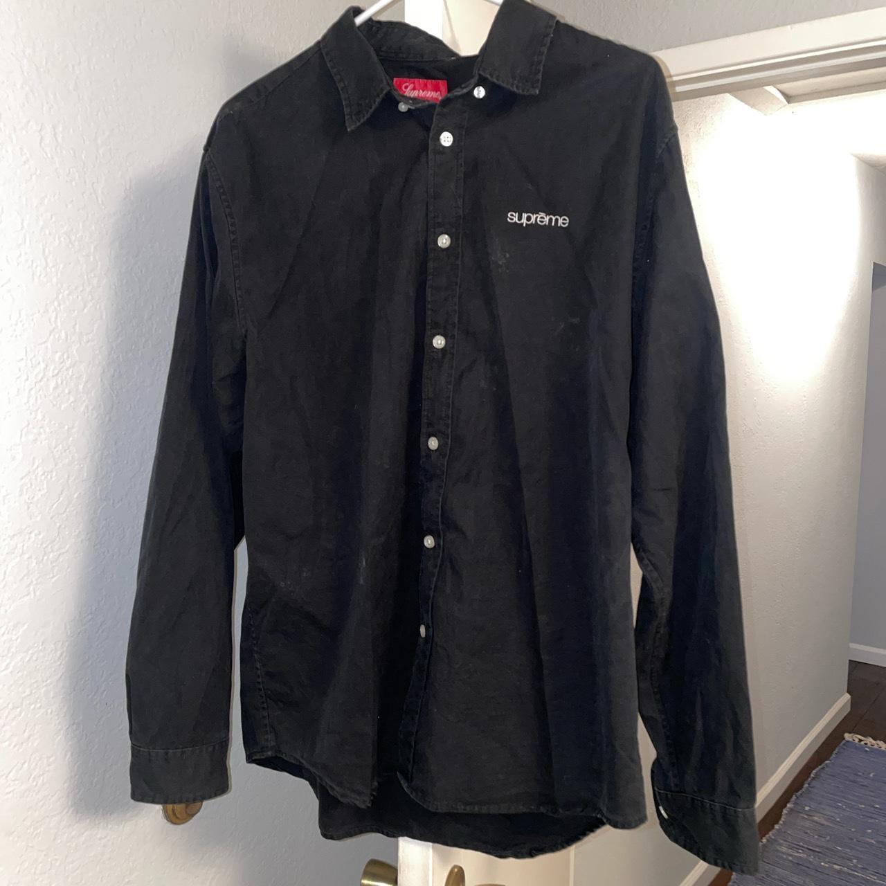 SUPREME - Black button up. I bought from supreme... - Depop