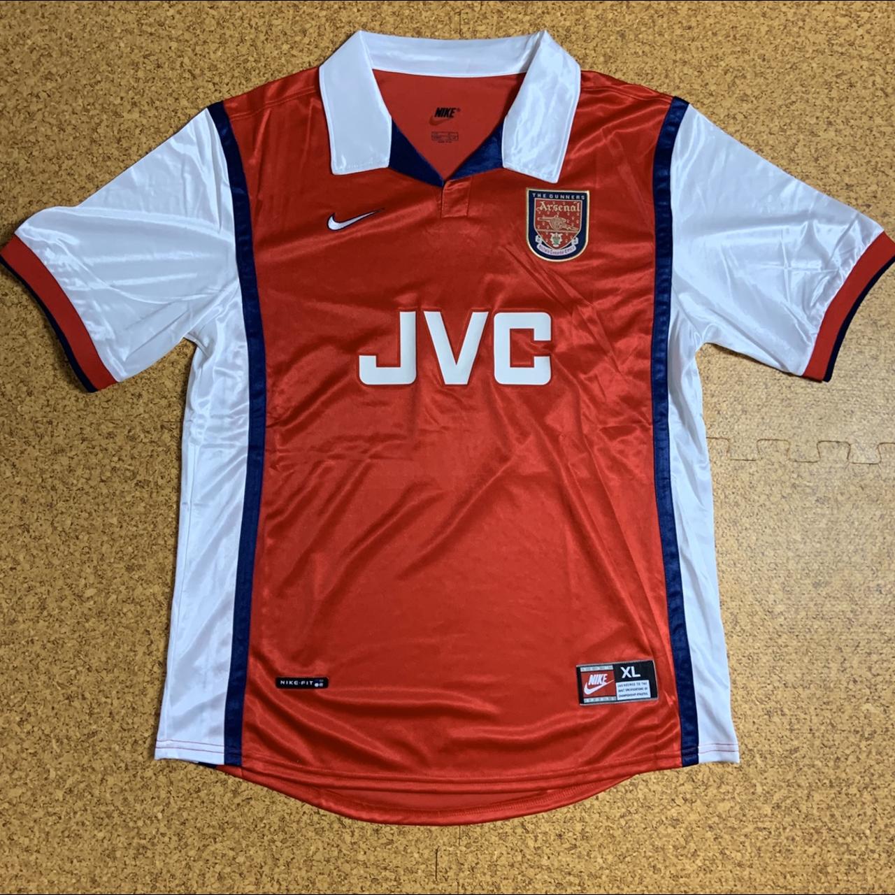 1998-99 Arsenal JVC Nike Jersey. No name on... | Depop