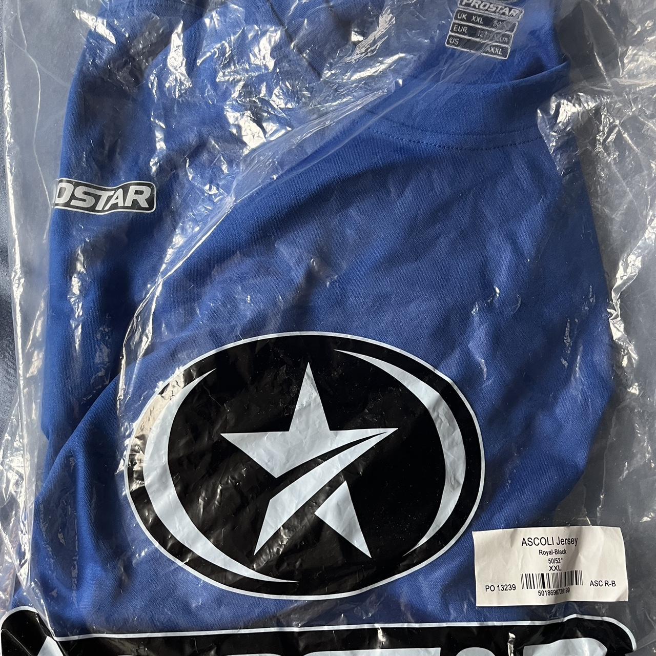 Unopened royal blue Prostar Football shirt... - Depop