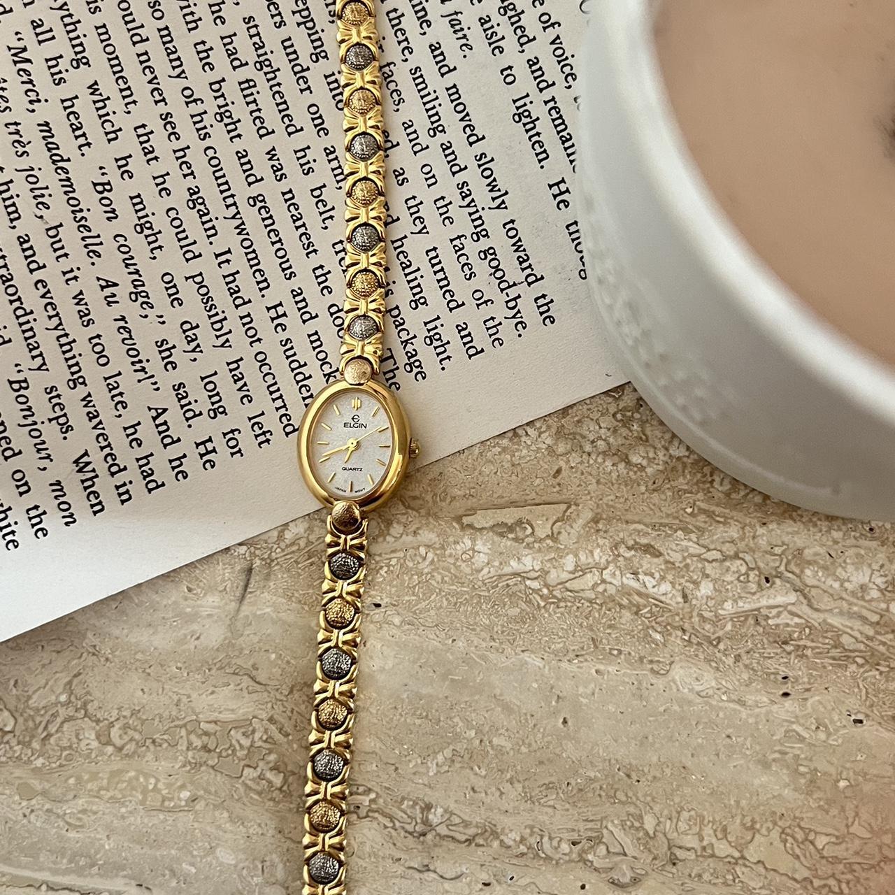 Vintage Dainty Gold Bow Watch Brand -... | Depop