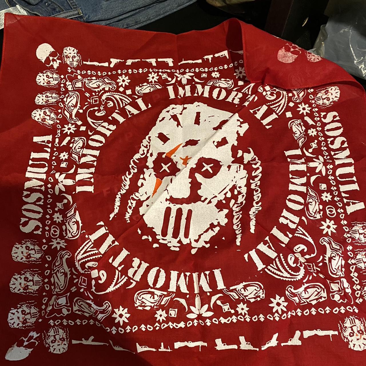 Sosmula red bandana brand new never worn DEADSTOCK... - Depop