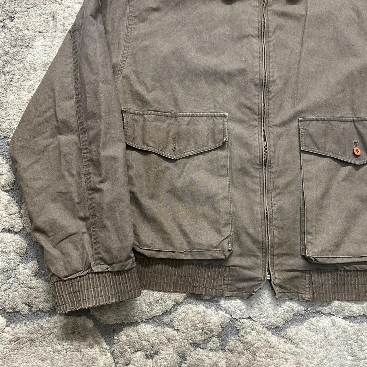 Vintage 80s M. Julian Brown Jacket Bomber Cotton... | Depop