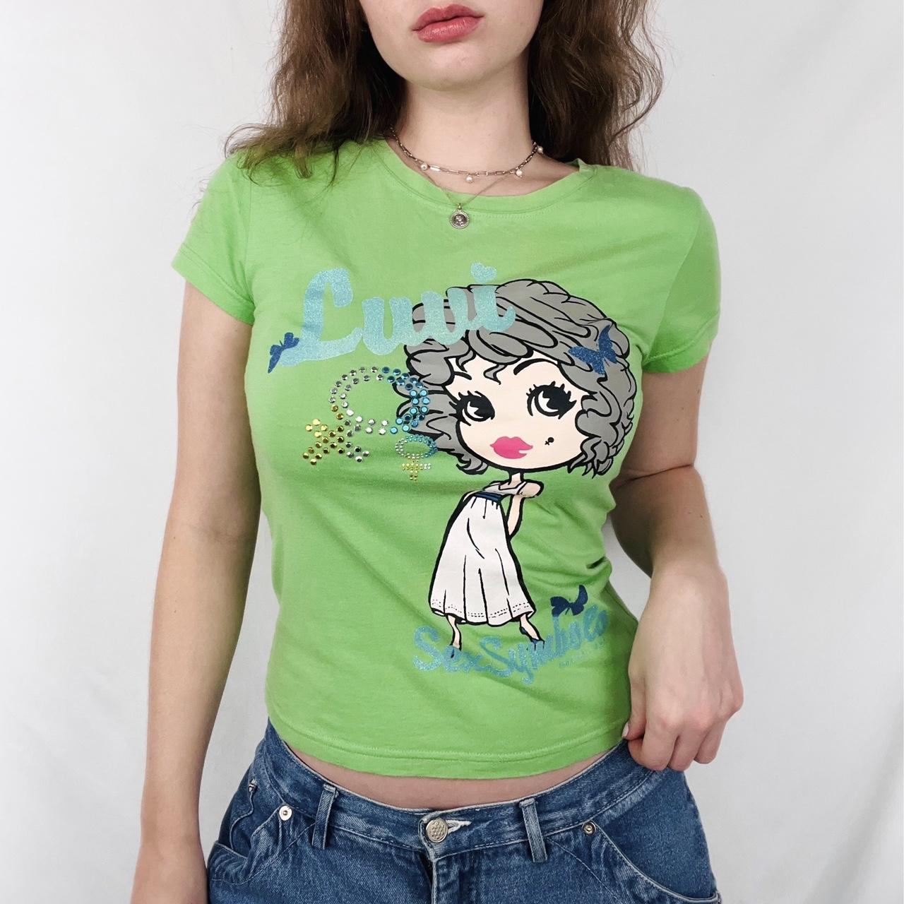 Y2k Sex Symbols Cartoon Graphic Tee So Fricken Cute Depop