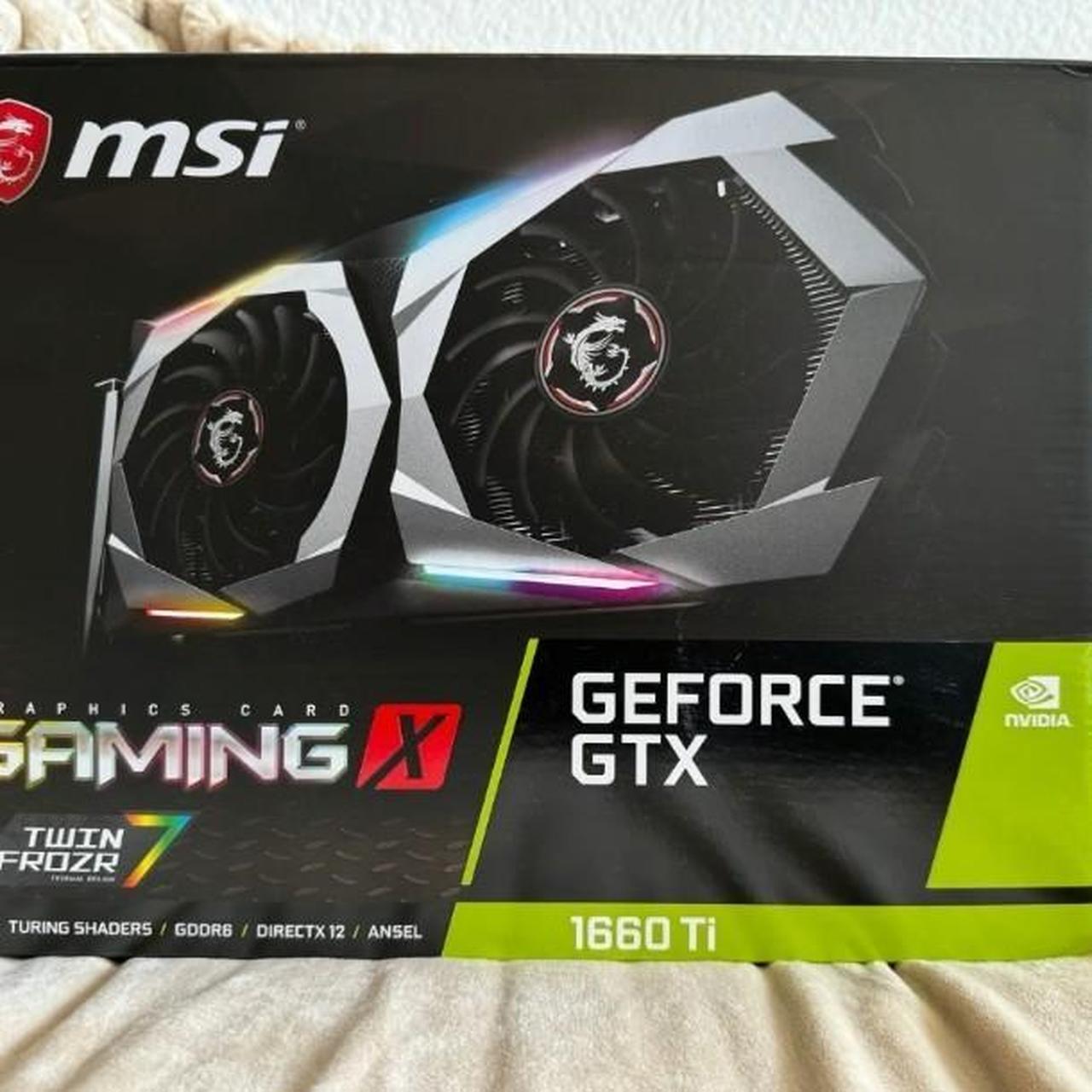 MSI Nvidia GeForce GTX 1660 TI Twin Frozr 7 In... - Depop