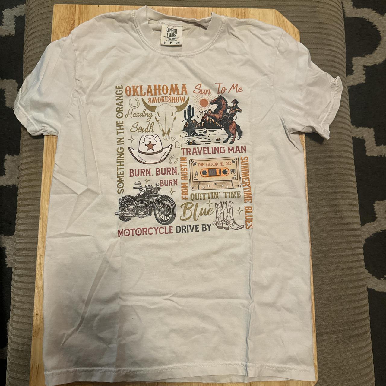 Boutique Zach Bryan graphic tshirt. Comfort colors... - Depop