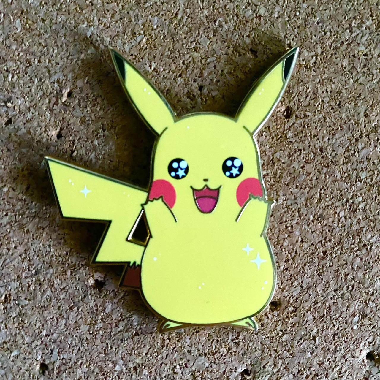 Happy Pikachu from the emotions set Artist:... | Depop