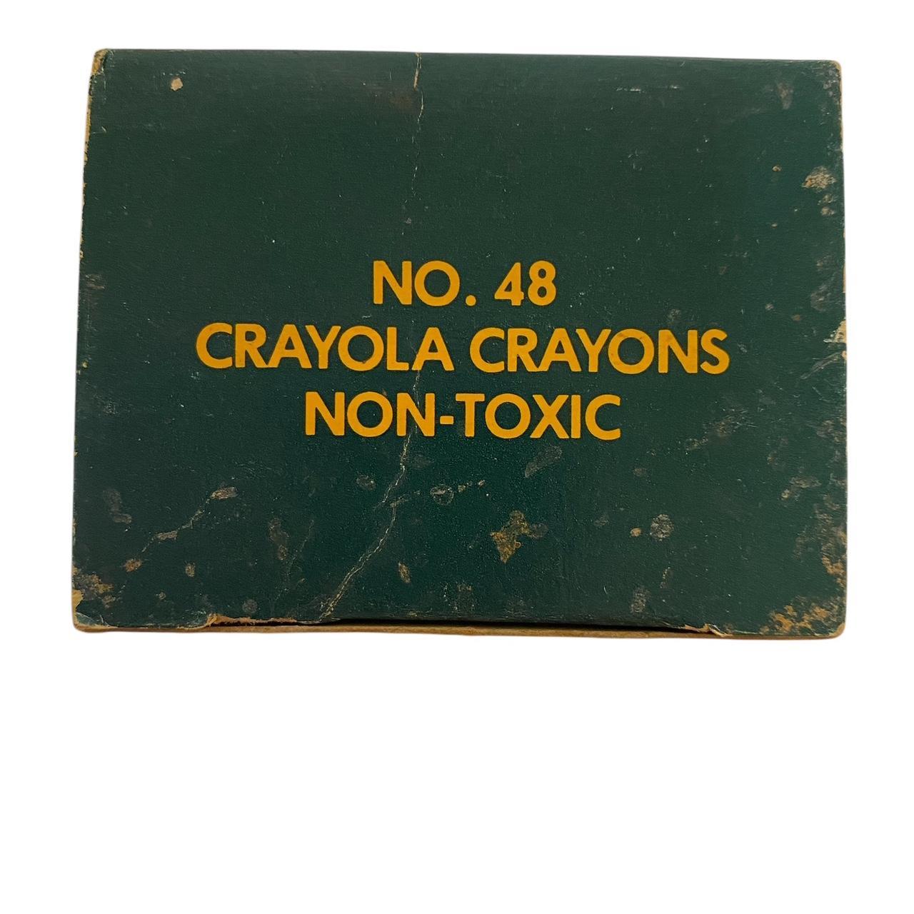 Vintage 80s Crayola Crayons 48 Pack Binney & Smith... | Depop