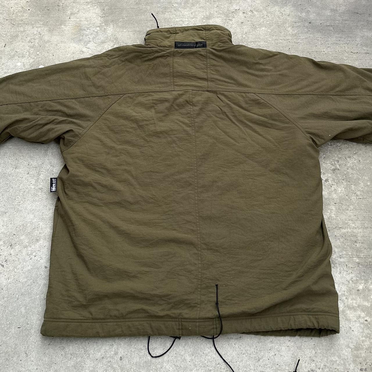 Size: XL Military khaki Green Nike ACG jacket with... - Depop