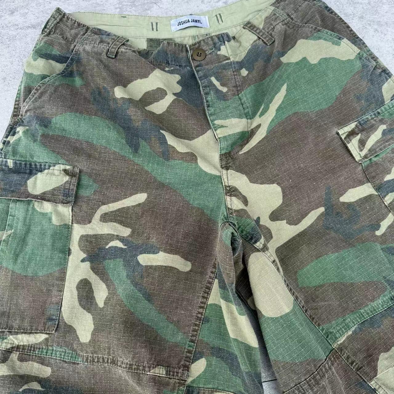 Playboi Carti Harness Short Camouflage Cargo Pants... | Depop