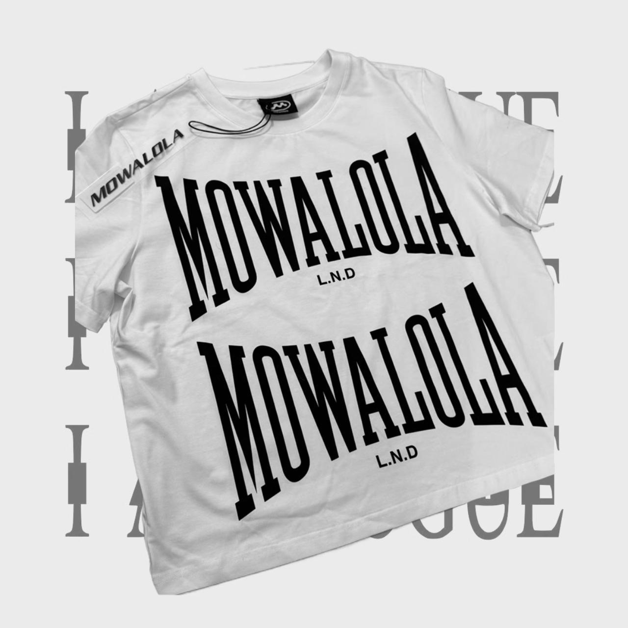 Mowalola White T-shirt Silm Fit Opium Nettspend YVL... | Depop