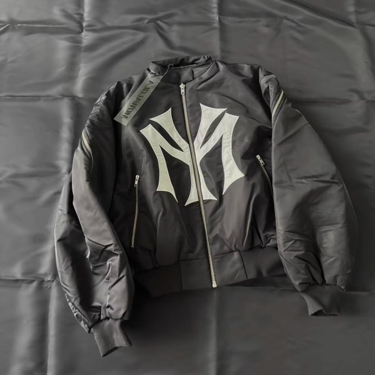 Mowalola zipper show MY city jacket MA-1 Bomber... | Depop