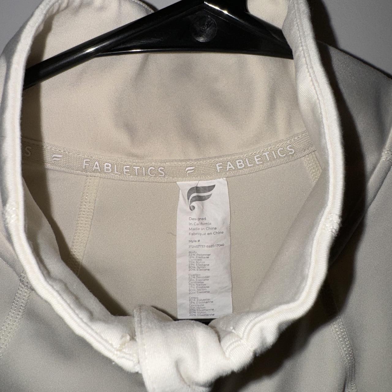 Fabletics jacket ( LuLulemon dupe ) Color :Bone... - Depop
