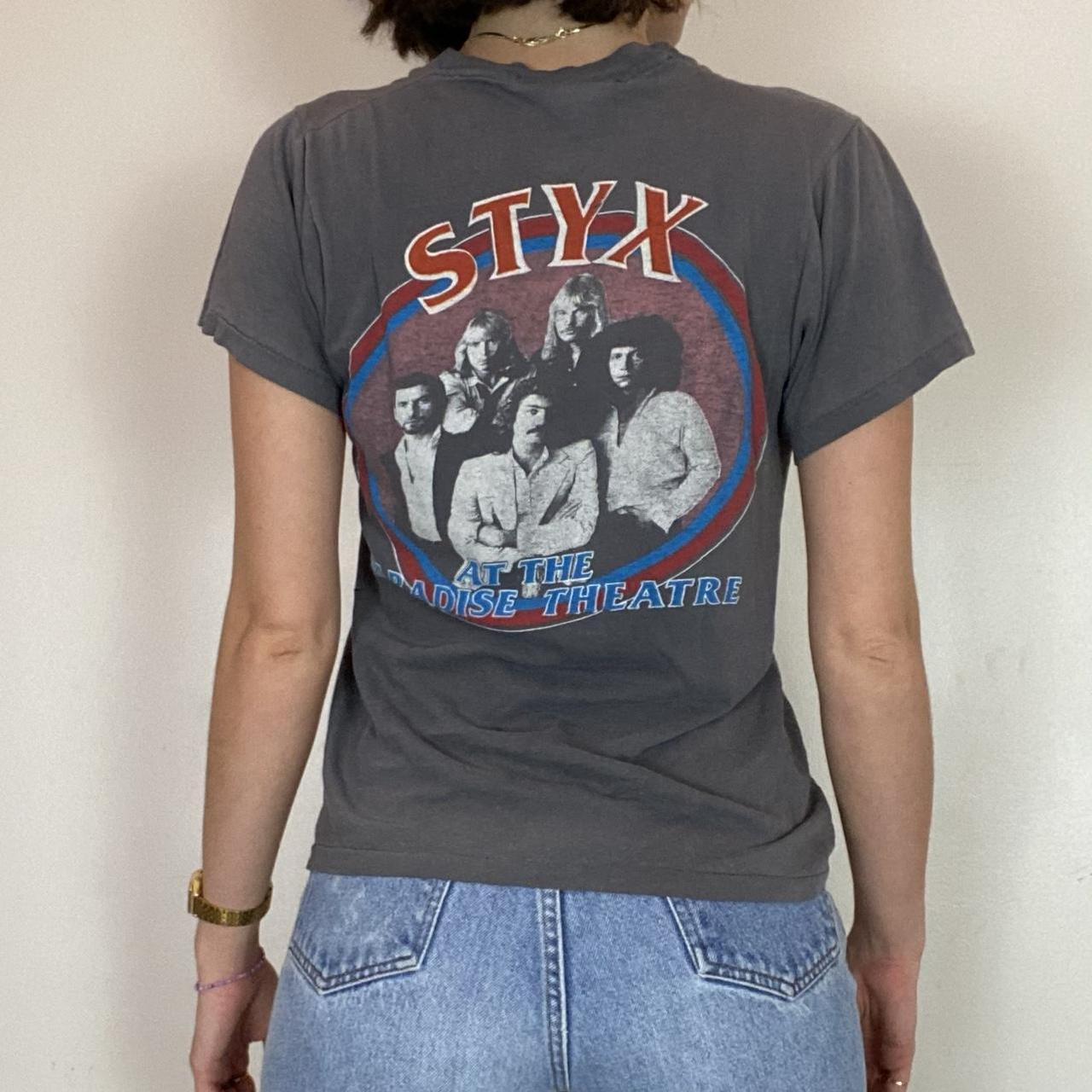 vintage ‘81 STYX band tee single stitch super soft... - Depop