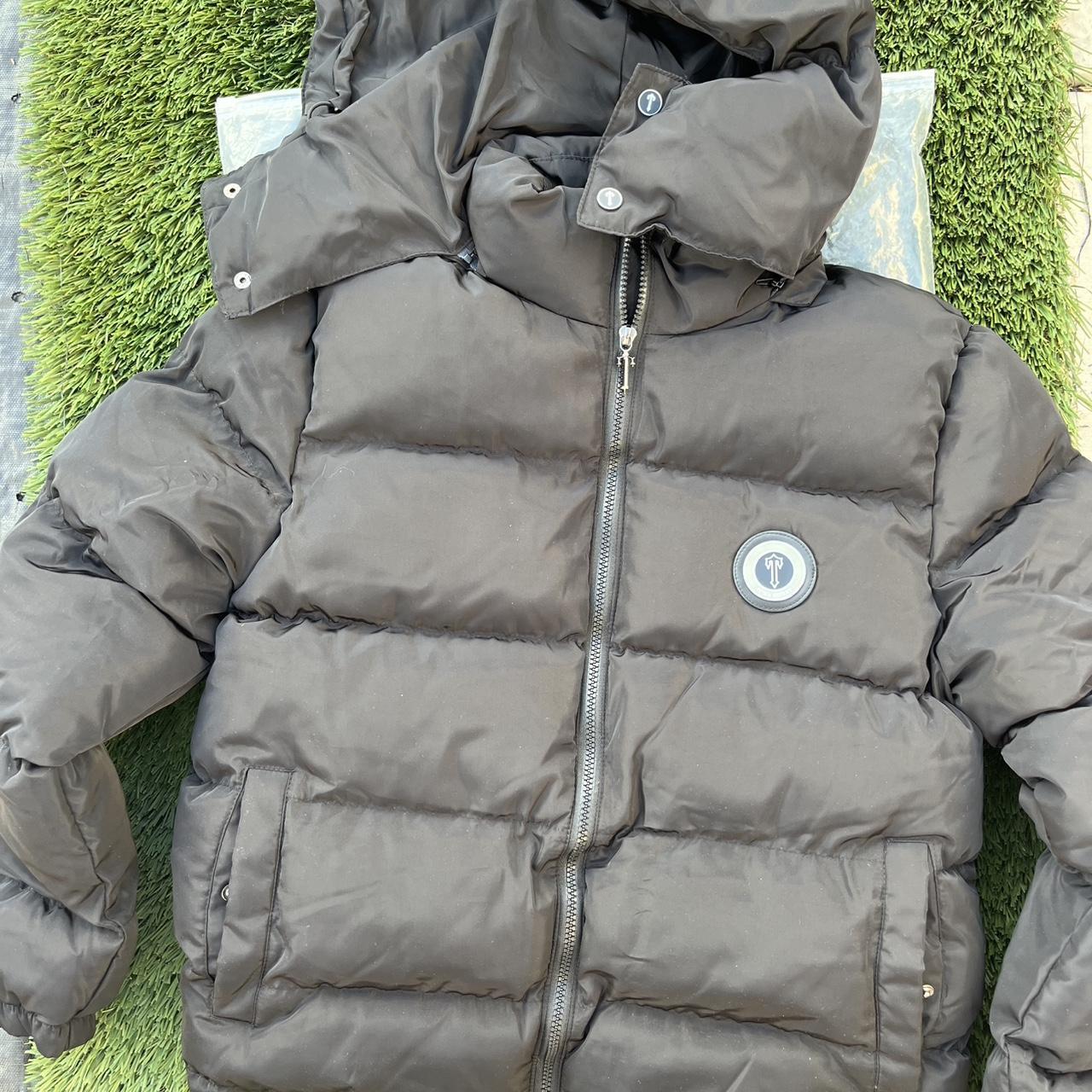 Grey Trapstar puffer jacket #pufferjacket - Depop