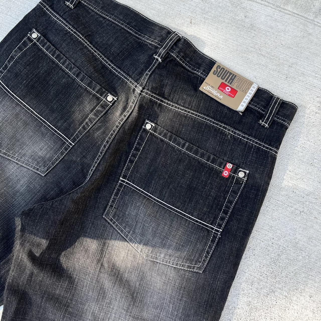 Crazy Y2K Black Red Tab Vintage Southpole Jeans .... | Depop
