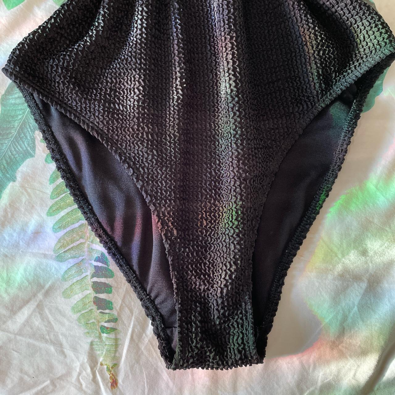 Simple black one piece bathers 🩱 Size XL, fits size... - Depop