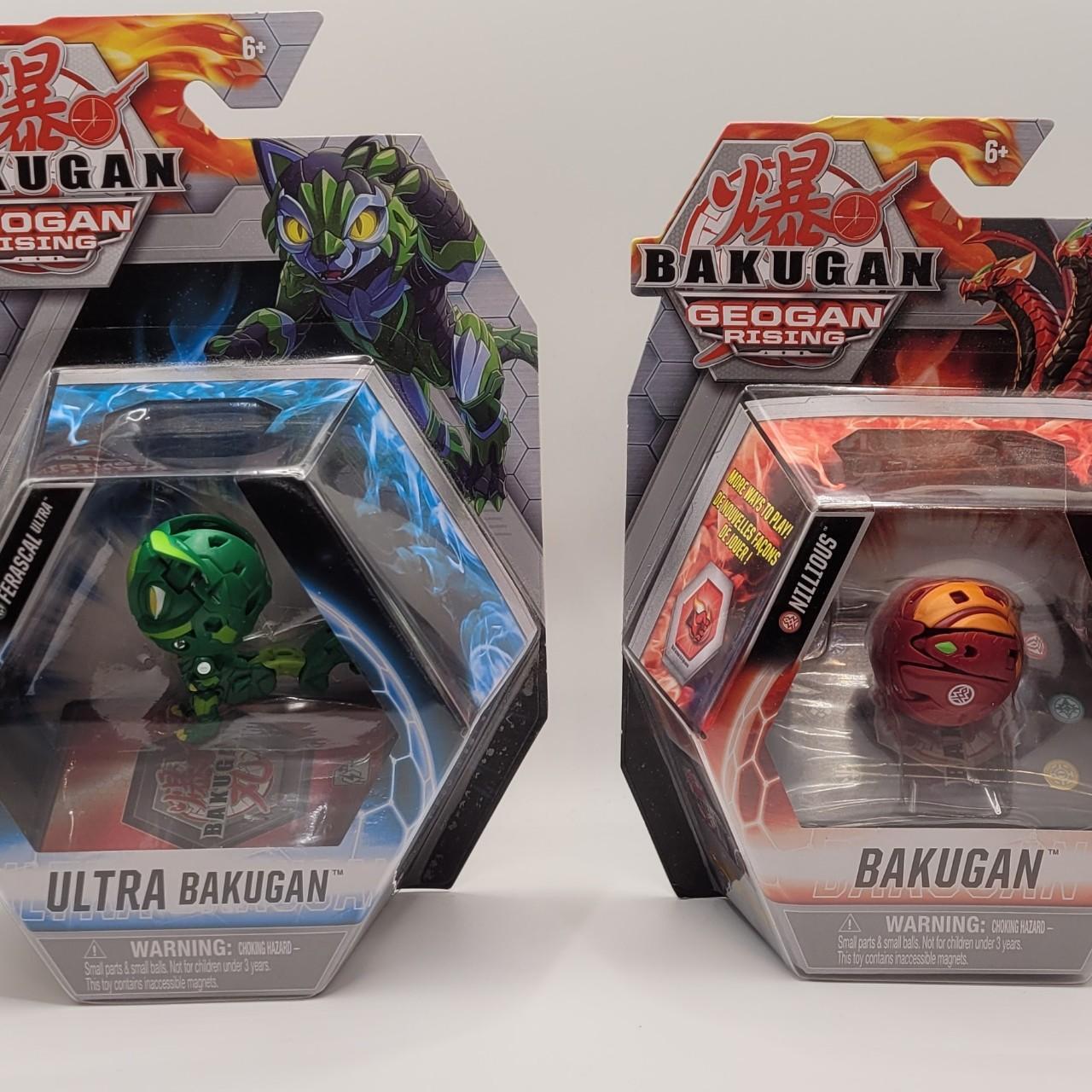 Set of 2 Bakugan Geogan Rising Ferascal Ventus +... | Depop