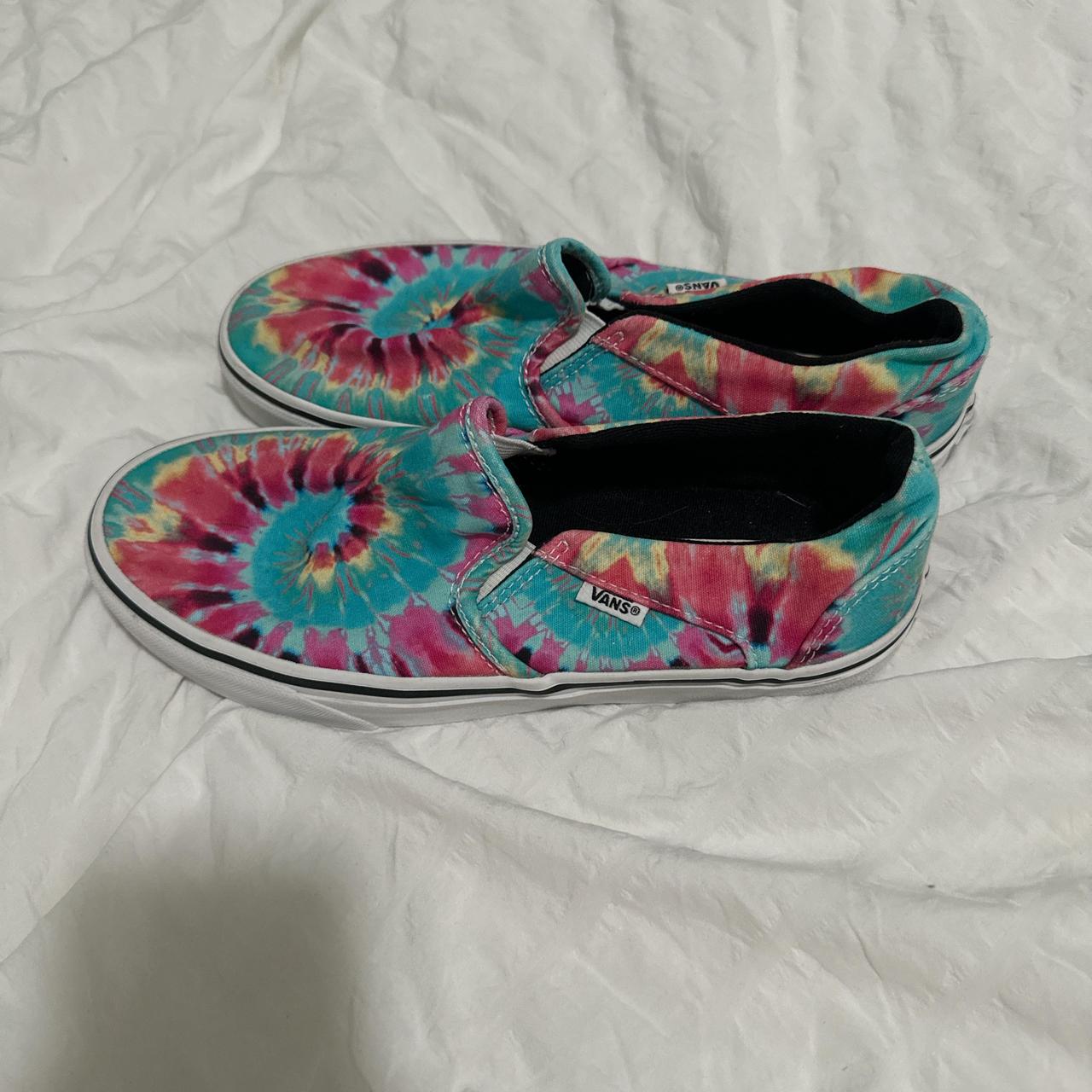 Cute multi colored vans I bought for a pride... - Depop