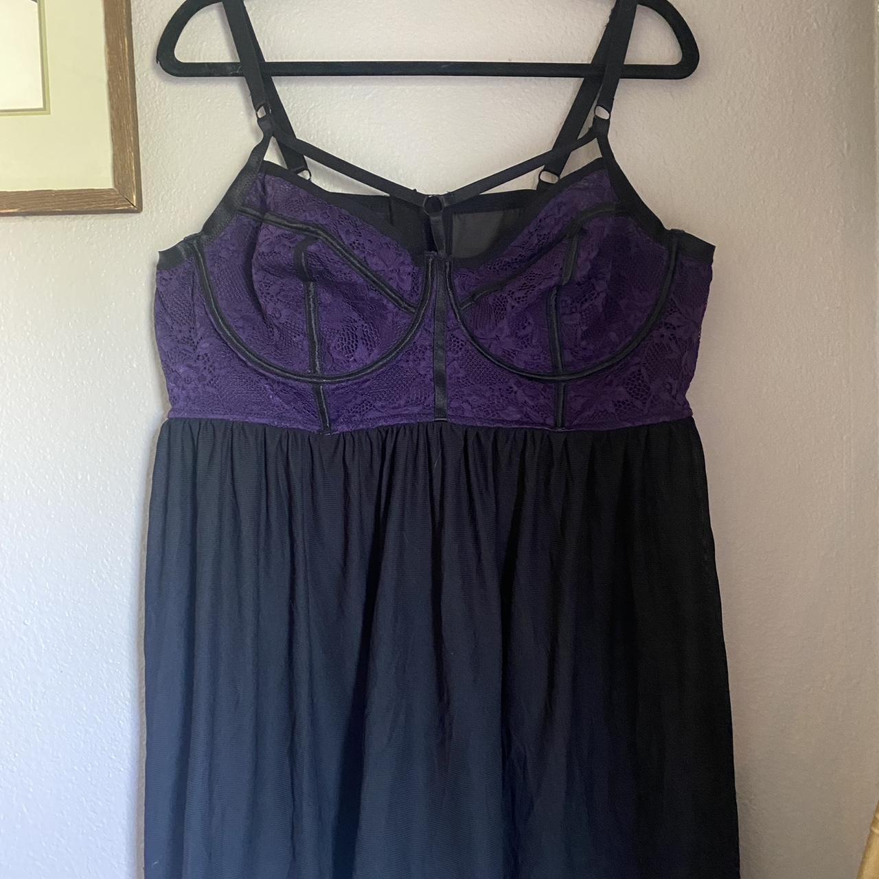 Torrid purple lace corset dress #gothic #whimsygoth | Depop
