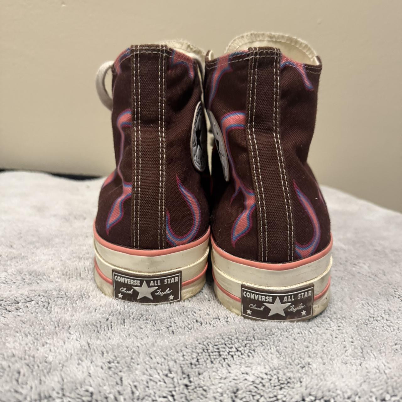 Tyler the creator flame shoes Size 9 Rare shoe worn... | Depop