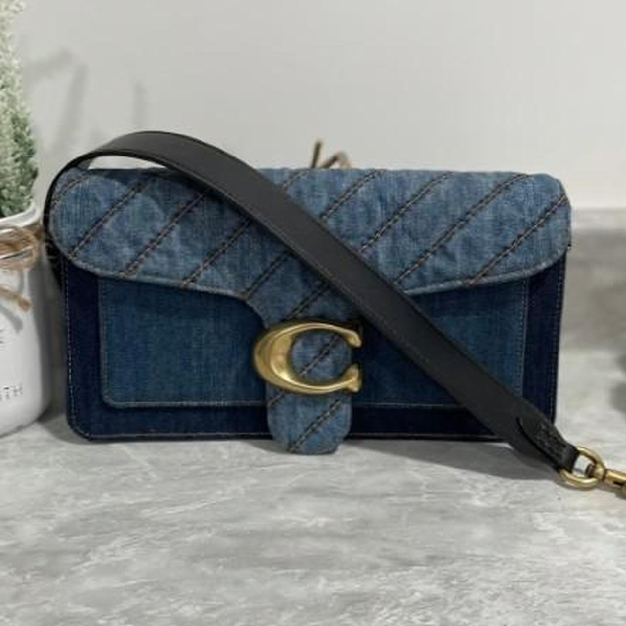 Coach Denim Tabby 26 in Colorblock with Quilting - Depop