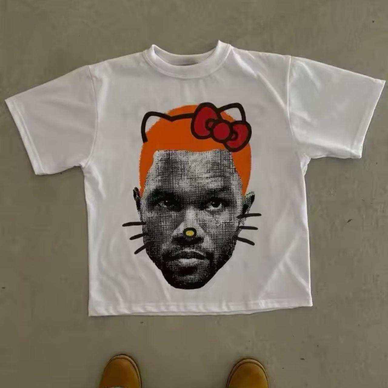 | Y2K Kanye Hello Kitty Graphic Tee | MULTIPLE SIZES... - Depop