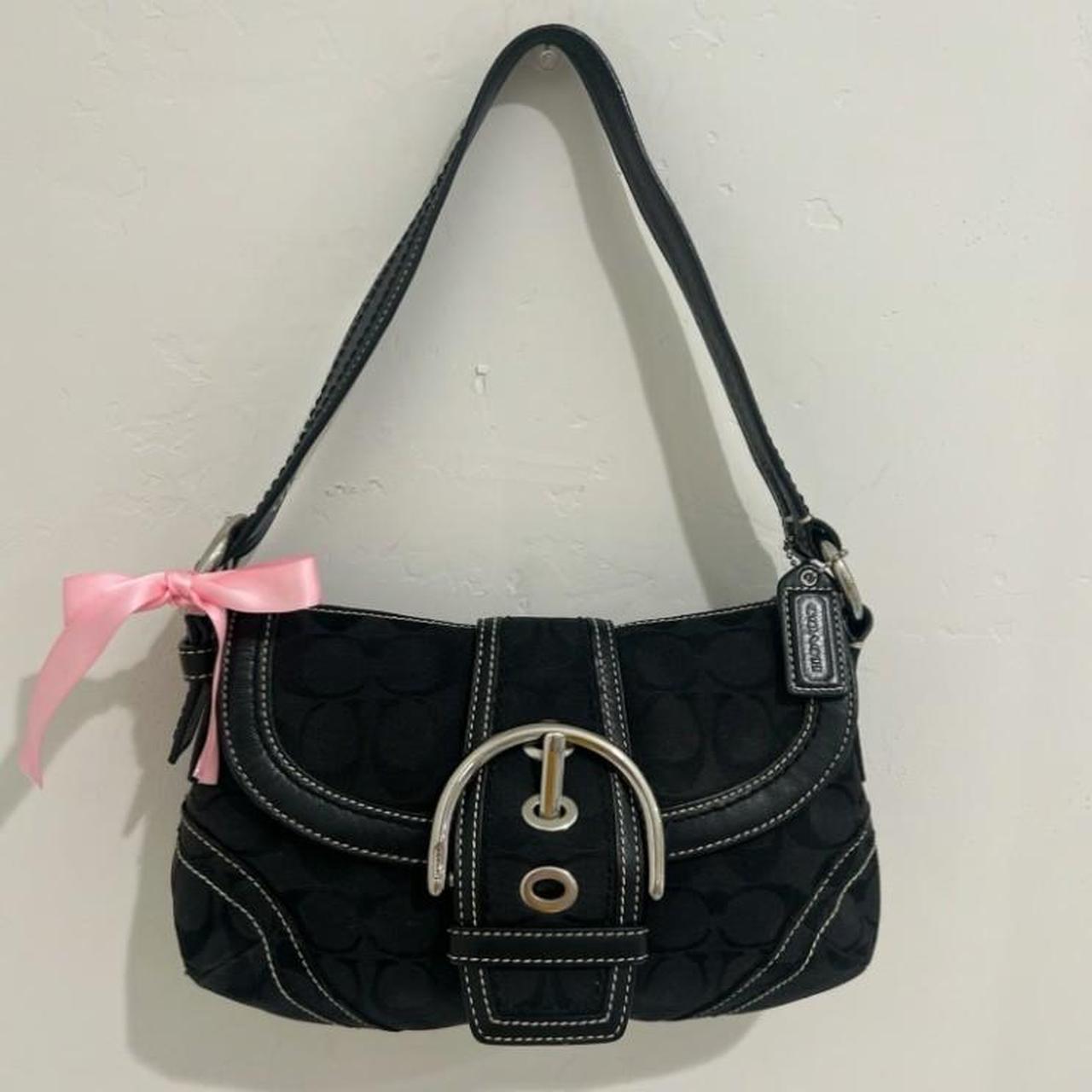 Black Mini Soho Coach Bag - Depop