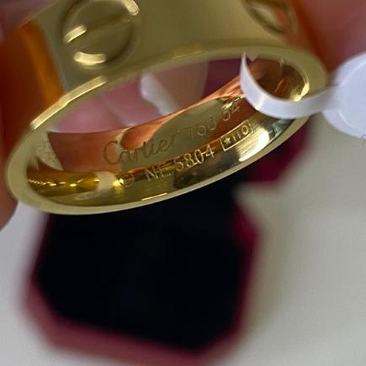 Gorgeous gold love band ring Any size - Depop