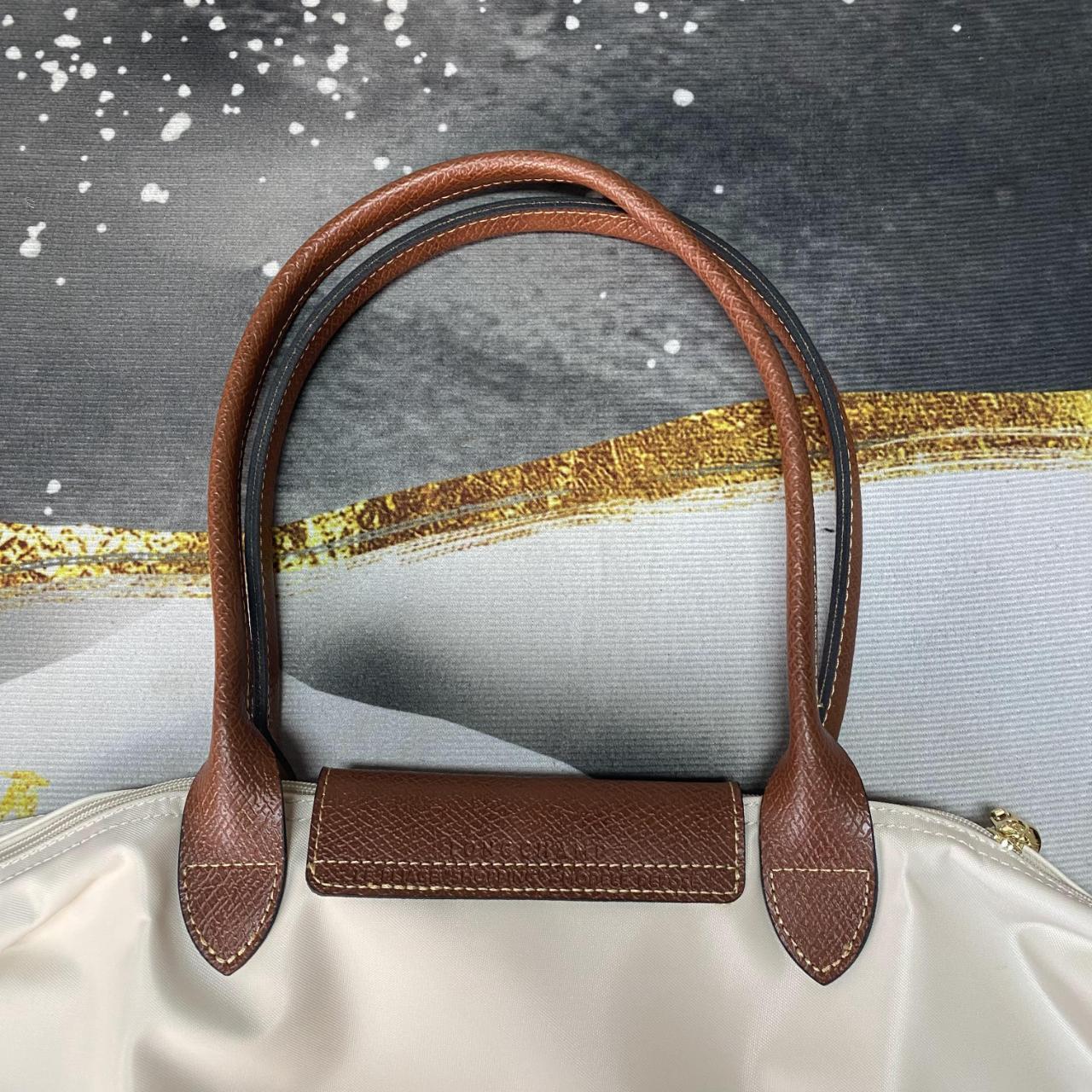 fully white longchamp tote bag in size M -brand new - Depop