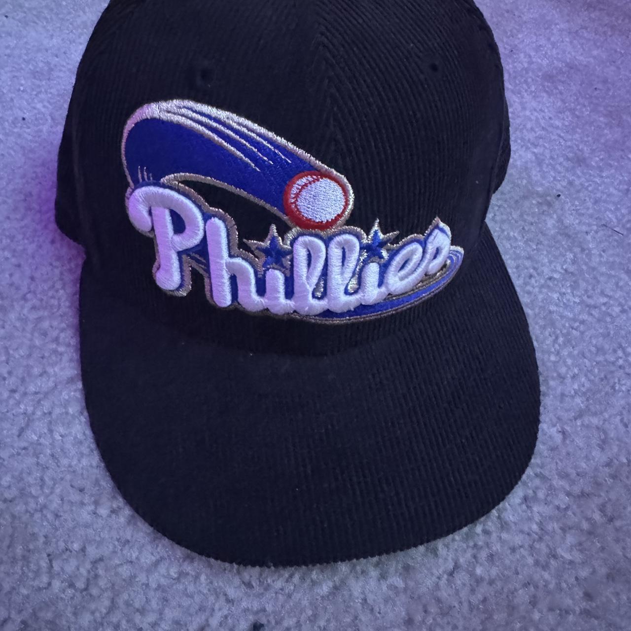 Phillies retro throwback fitted hat size 7 1/4 - Depop