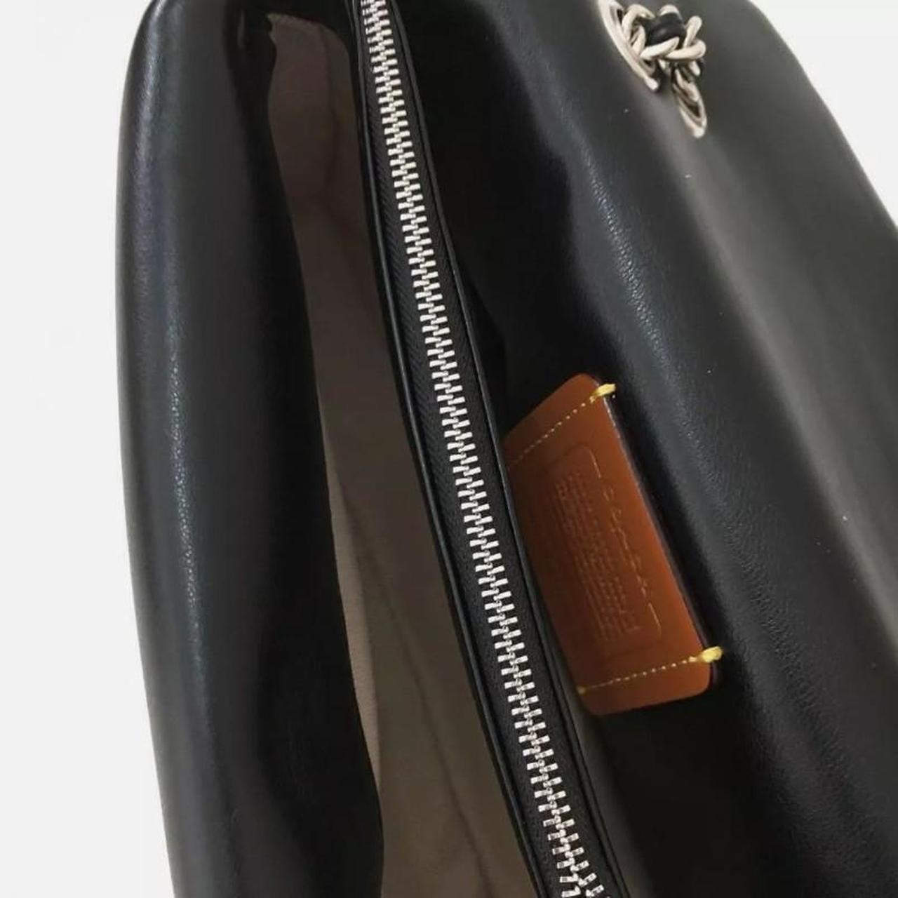 COACH Tabby 26 Quilted Shoulder Bag Leather Black... - Depop