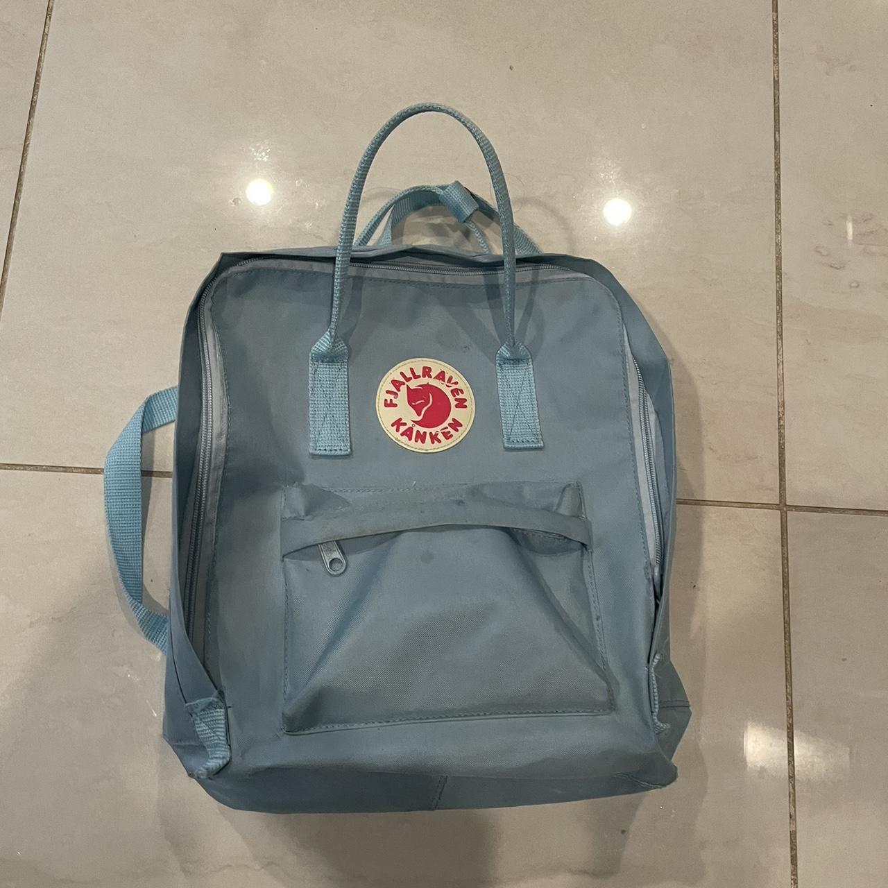 Fjällräven blue Kanken backpack medium size... - Depop