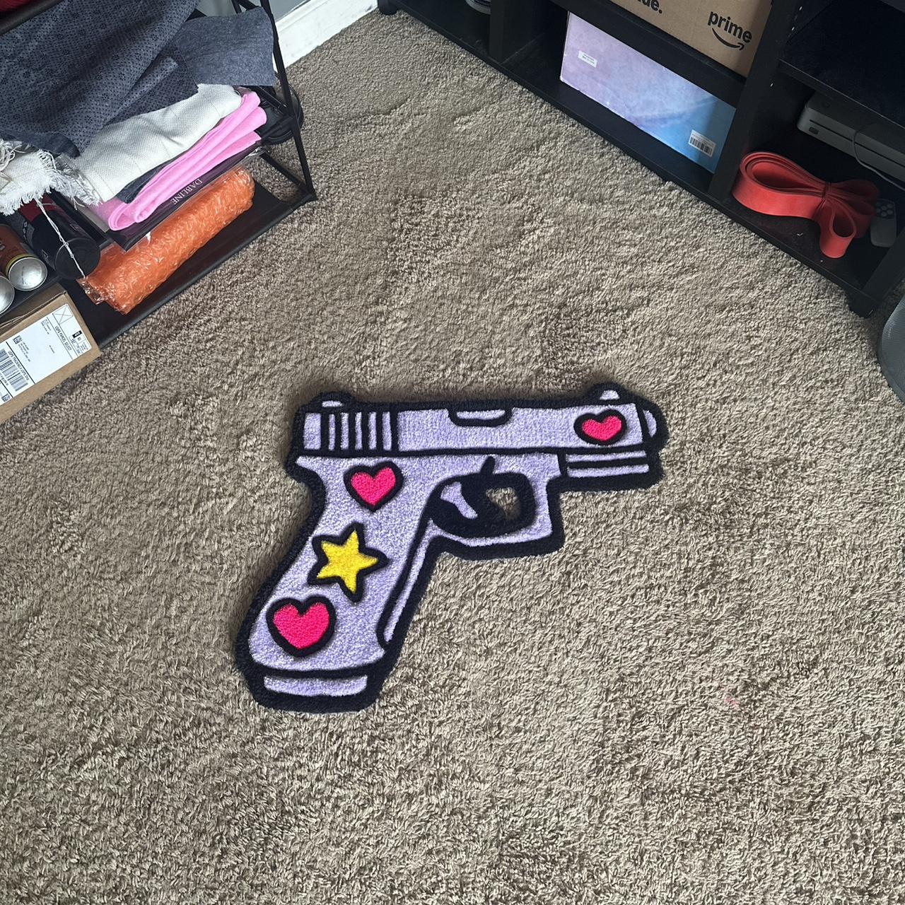 Pistol tufted rug _______________ - Comfy -... | Depop