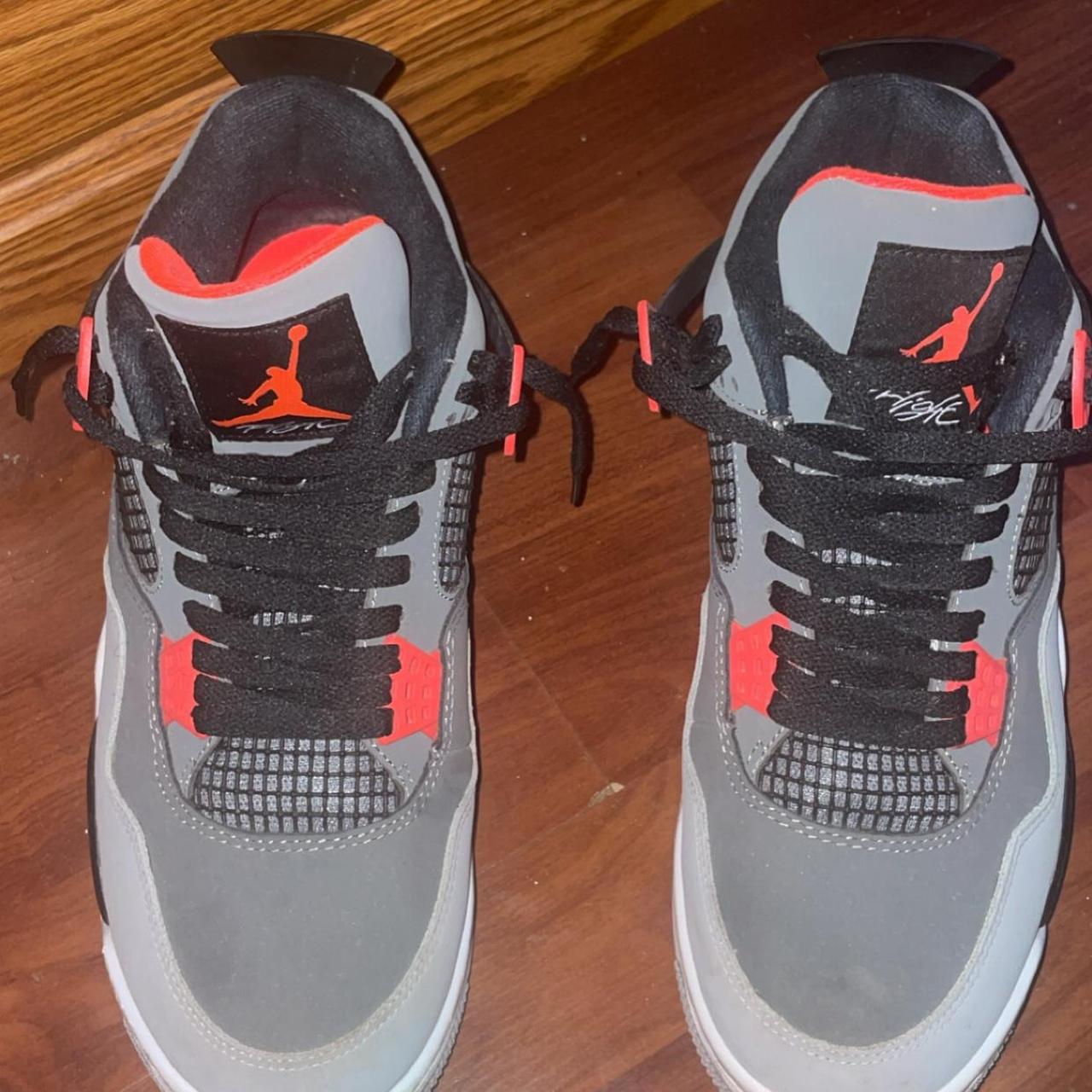 Air Jordan 4 infared size 10 Couple wears, don’t... - Depop