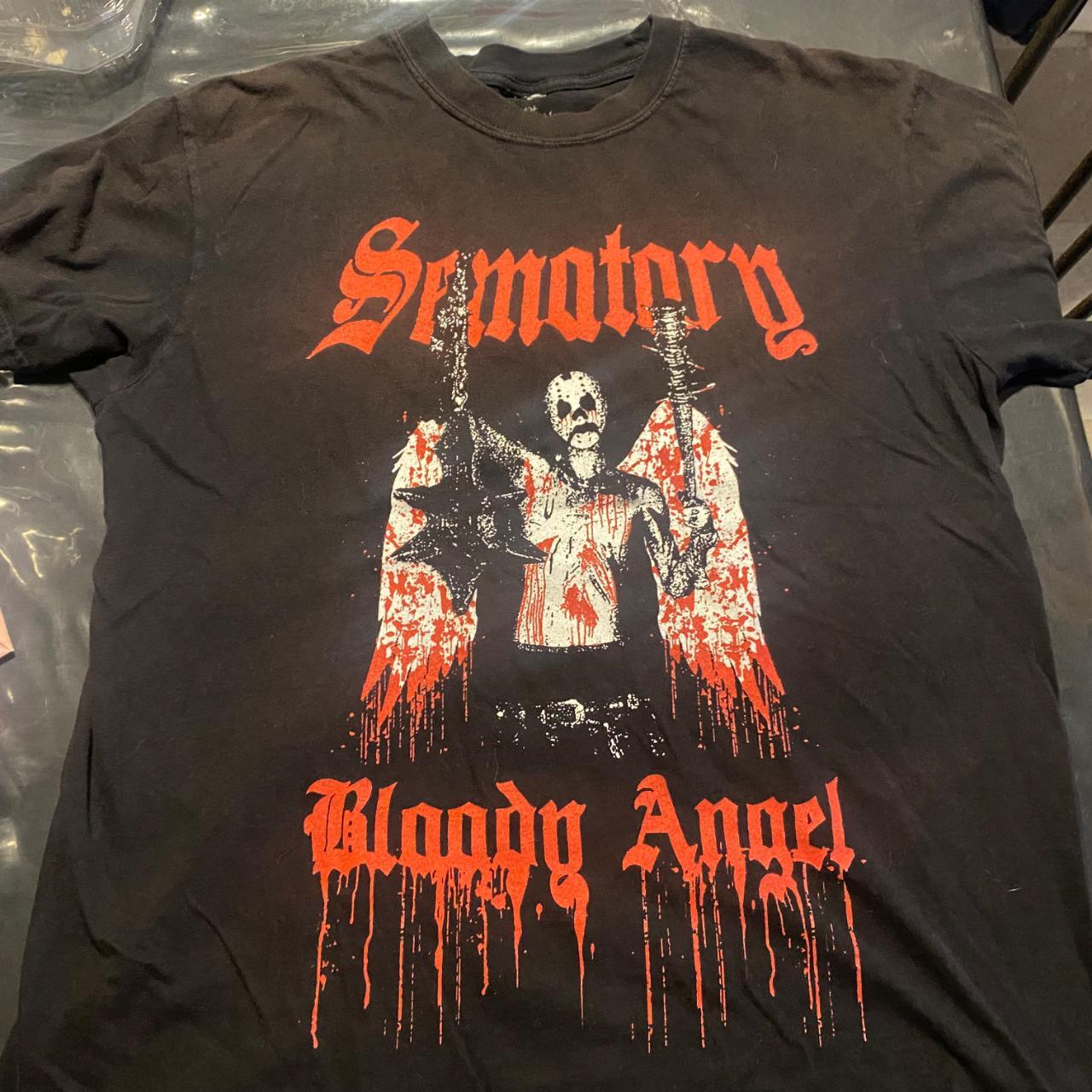 sematary my bloody angel tee - has small tears but... | Depop