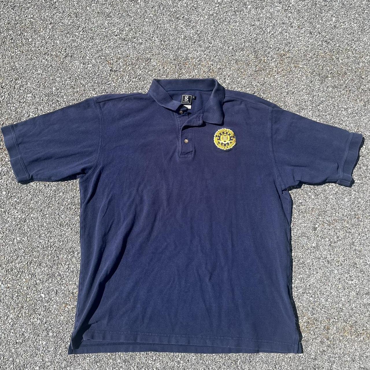 Vintage FBI polo (size Large) #y2k #vintage... - Depop