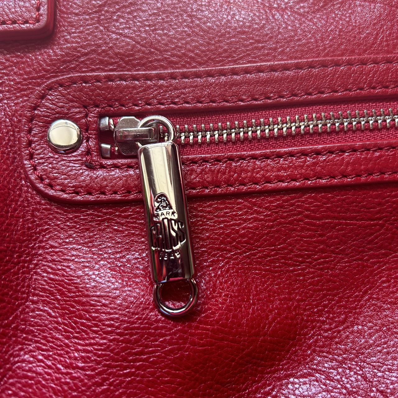 vintage red leather mark cross bag This show... | Depop